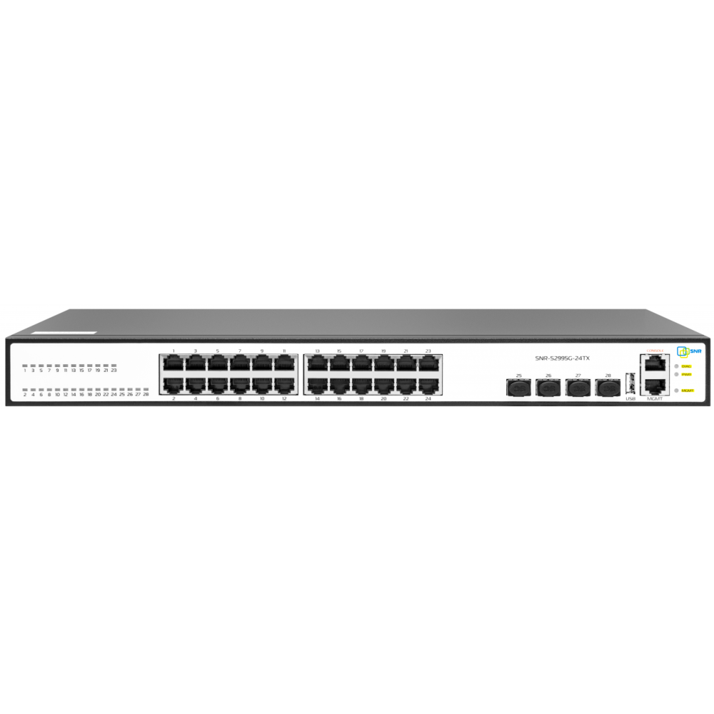 Купить Управляемый коммутатор уровня 3 SNR-S2995G-24TX-Интернет магазин ...
